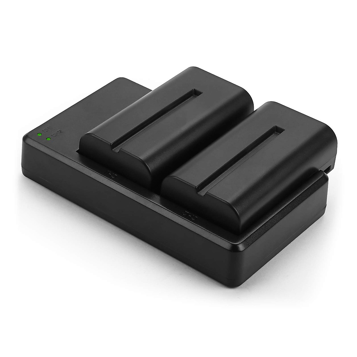 LORDONE NP-F550 Battery, 2-Pack 2700mAh NP F550 Battery and Dual USB Charger Set for Sony NP F970, F750, F770, F960, F550, F530, F330, F570, CCD-SC55, TR516, TR716, TR818, TR910, TR917 and More