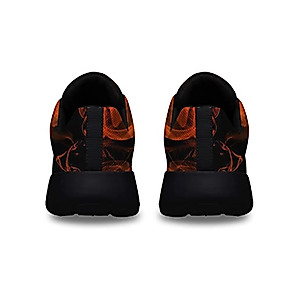 Marijuana Shoes Men Women Running Sneakers Breathable Casual Sport Tennis Shoes Gift for Rasta Reggae Fans Black Size 10