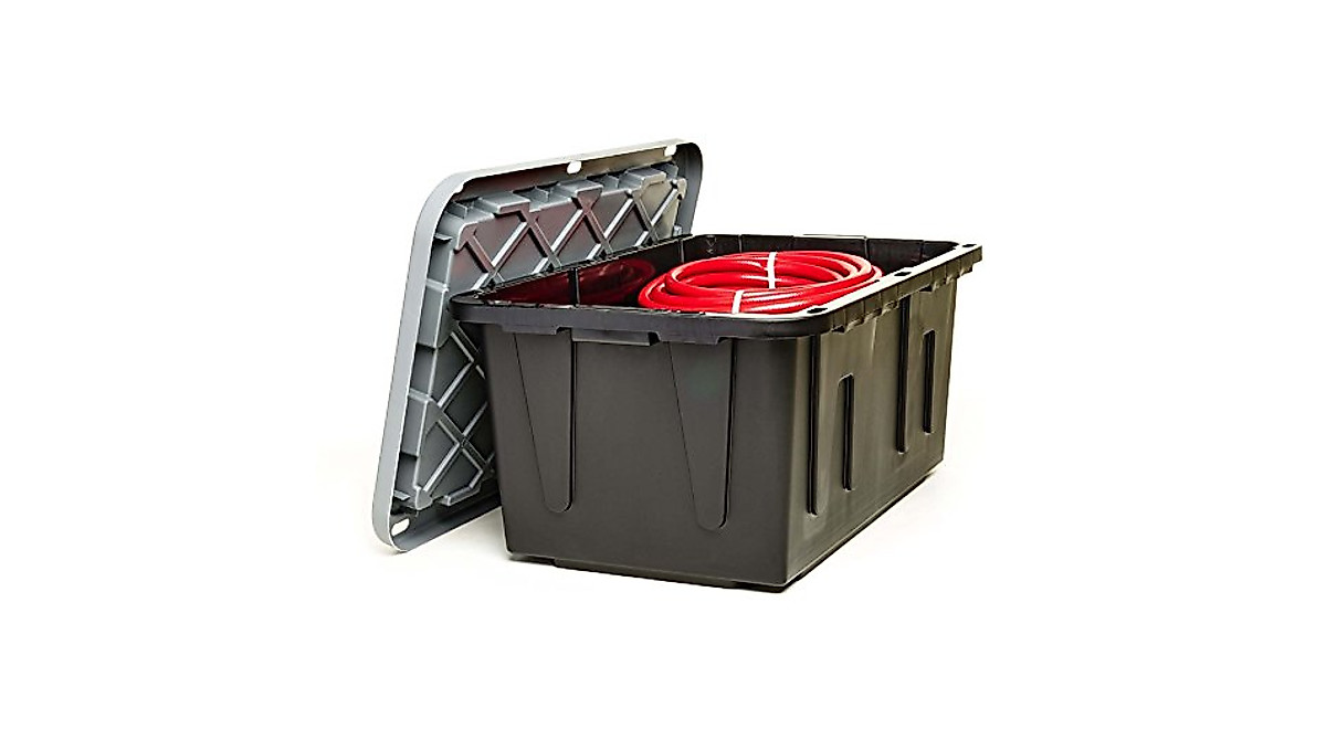 ECOstorage 27 Gallon Recycled Plastic Container – 2 Pack