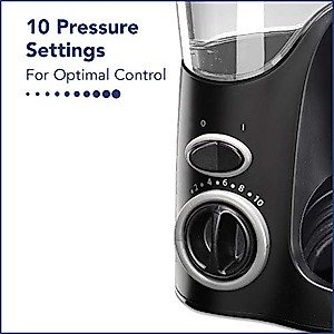 Waterpik Ultra Water Flosser, with 6 Tips, ADA Accepted, Black WP-112