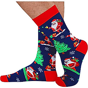 Zmart Funny Christmas Socks For Men Boys Holiday Socks Gingerbread Socks, Gingerbread Gifts Stocking Stuffers For Teen Boys Secret Santa Gifts Christmas Gifts