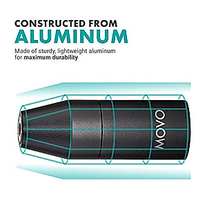 Movo F-XLR 3.5mm to XLR Microphone Adapter - 3.5mm Female TRS to XLR Male Connector for Camcorders, Recorders, Mixers