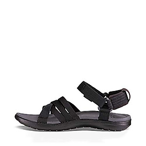Teva Women's Sanborn Sandal, Black, 5 Medium US
