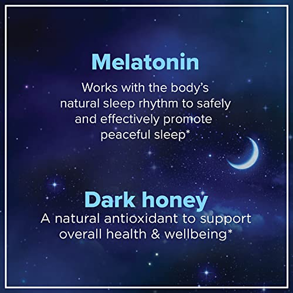 Zarbee's Melatonin Gummies 3mg Sleep Supplement to Promote Peaceful Sleep, Natural Mixed Fruit Flavor, Adults Gummy Age 12 Up, 60 Count