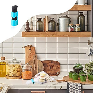 EYAKEG Bag Clips, 10 Pack, Squeeze and Lock Bread Bag Clips for Food Storage, Plastic Bag Closure Clips, Blue