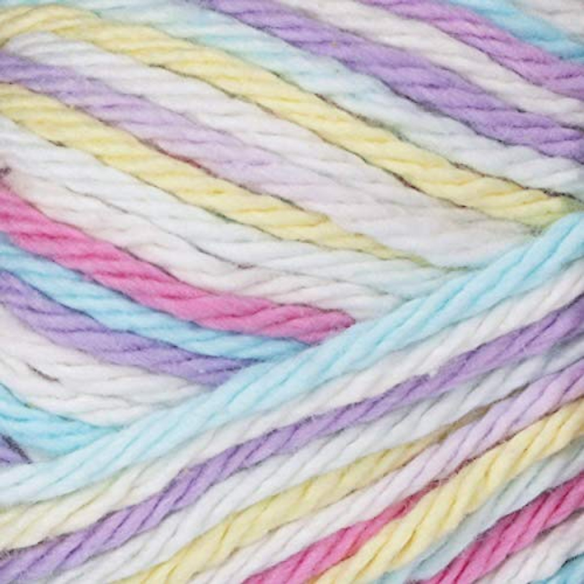 Bernat Handicrafter Cotton Scents Yarn, 1.5 oz, Gauge 4 Medium Worsted, Fleur De Lavane