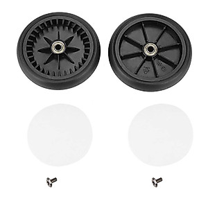 Stroller Wheel, Stroller Wheel Accessory Wheels Replacement for Yoya/Vovo Wheel Kids Carriage with Tools(A Pair of Rear Wheels)