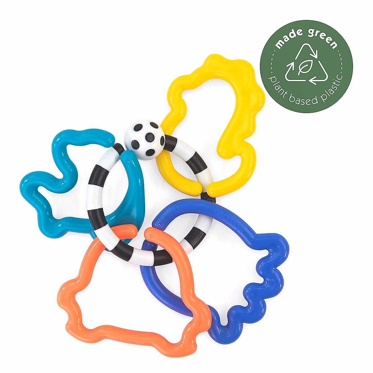 Sassy Eco Ocean Link O’ Lots | Made Green with Plant-Based Plastic | 0+ Months