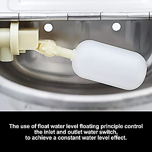 Stainless Steel Automatic Livestock Waterer Dog Waterer Bowl Upgraded Bottom Drain Hole With Water Hose (3/4'') and Float Valve and Two Expansion Screws, for Cattle Horse Goat Sheep Animals Pet