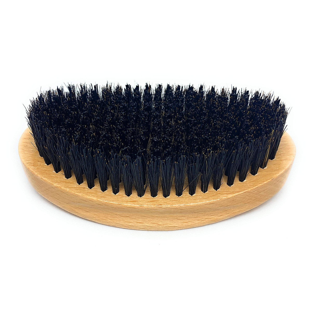 THEFANSI Original Beard Brush for Men With 100 First Cut Boar Bristles. Made in Pear Wood and Firm Bristles. THEFANSI Hair Brush Keeps hair clean, healthy, shiny and protected