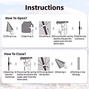 AMMSUN 7ft Patio Umbrella with Fringe Outdoor Tassel Umbrella UPF50+ Premium Steel Pole and Ribs Push Button Tilt, Riviera Pink Stripe