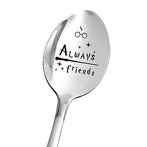 Funny Friendship Gift for Women Men - Funny Coffee Spoon Engraved Stainless Steel for Friend Coffee Lover - Best Tea Spoon Gift for Kids Friends - Perfect Gifts for Birthday/Valentine/Christmas
