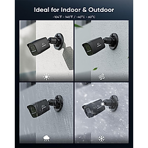 SANNCE 8CH 1080p Security Camera System 5-in-1 CCTV DVR Recorder with 1 TB HDD and 4Pcs Outdoor/Indoor Waterproof Wired Surveillance Bullet Cameras with 100ft Night Vision, Motion Alert, Remote Access