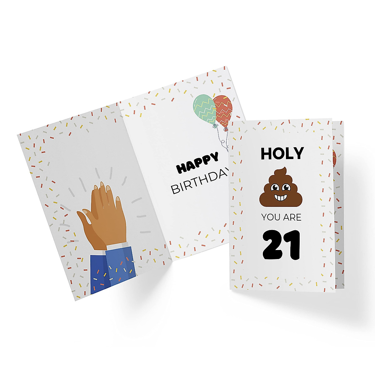 Karto Funny 21st Birthday Card - With Red Envelope