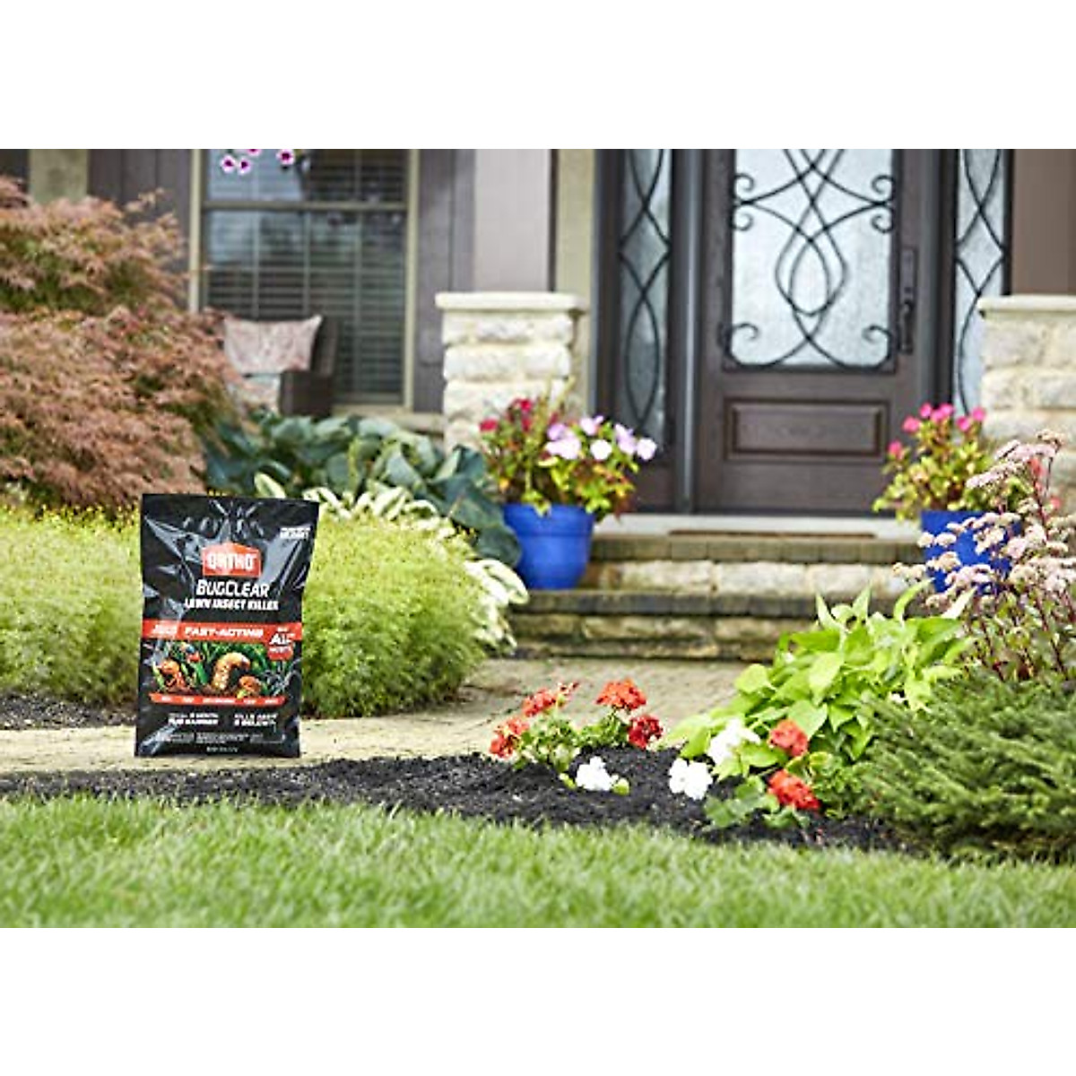 Ortho BugClear Lawn Insect Killer - Kills Ants, Ticks, Armyworms, Sod Webworms, Fleas and Spiders in Your Yard, Fast-Acting, Kills By Contact Above and Below the Ground, 20 lb.