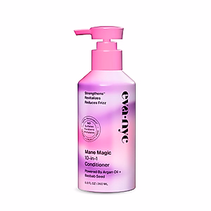 EVANYC Hair Conditioner, Mane Magic 10-in-1, 8.8 fl oz, Sulfate Free, Strengthening Conditioner for Dry Hair and All Hair Types, GMO-Free, Vegan, Plant Protein, Argan Oil, Baobab Seed Oil