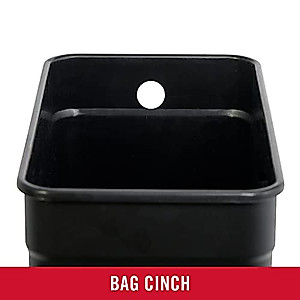 Rubbermaid Stainless Steel Wastebasket, 2.6-Gallon, Charcoal, Trash Can fits Under Desk for Home/Office/Bathroom