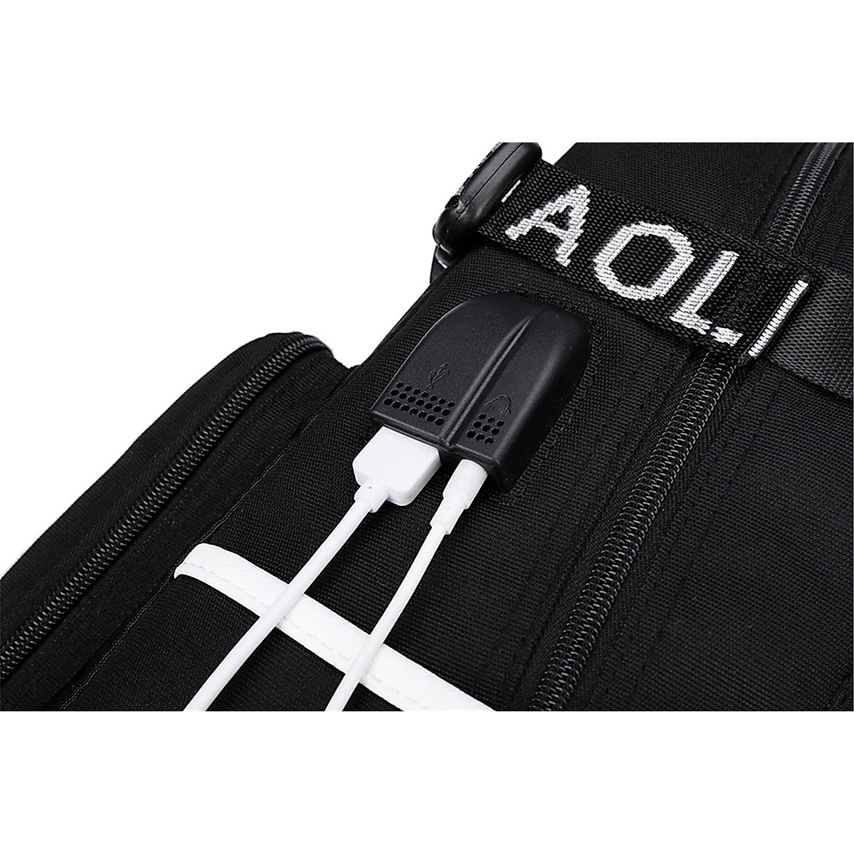 Gengx Large Capacity Travel Knapsack-The Walking Dead Bagpack with USB Charging Port Casual Book Bag for Student