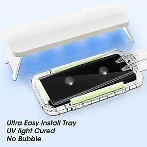 Ni-SHEN 3 Pack【Auto Alignment】 3D Curved for S22 Ultra Screen Protector Samsung Galaxy 5g,Samsung Galaxy S22 Ultra Tempered Glass，Fully Compatible with UltraSonic Fingerprint Scanner and S Pen