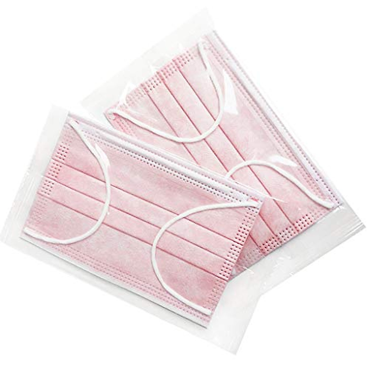 Missli Disposable Face Protective for Kids, 10/50 Pcs Individually Wrapped 3-Ply Protectors with Elastic Earloops - Non Woven Fabric Bandanas, ???? (10 Pcs)
