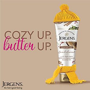 Jergens Sandalwood Body Butter Lotion, Moisturizer Infused with Sandalwood Essential Oil, For All Skin Types, 7 Oz