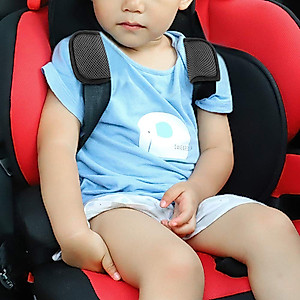 Accmor Car Seat Straps Shoulder Pads for Baby Kids, Soft Car Seat Strap Covers, Seat Belt Covers for Car Seats, Pushchair, Stroller