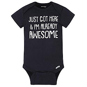Onesies Brand baby-boys 8-pack Short Sleeve Mix & Match Bodysuits and Toddler T Shirt-Set, White Elephant, Newborn US