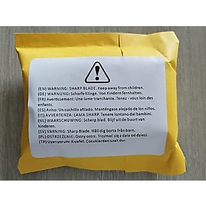 Tungyi Daily Pocket Folding Utility Knife with 10 Replaceable Quick Change Blades, Ultra Compact and Lightweight (Stainless Steel)