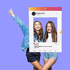 Custom Instagram Selfie Frame - Perfect for Parties & Events