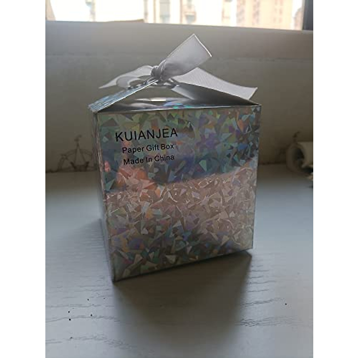 KUIANJEA Small Gift Box,Gift Box for Present, Small Gift Boxes with Ribbons,20pcs,4x4x4", Candy Boxes for Wedding,Bridesmaid Proposal Box