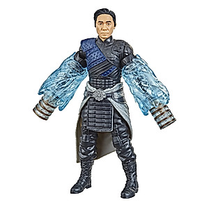 Marvel Shang-Chi and The Legend of The Ten Rings Wenwu 6-Inch Action Figure Toy with Ten Rings Power Attack Feature for Kids Ages 4 and Up