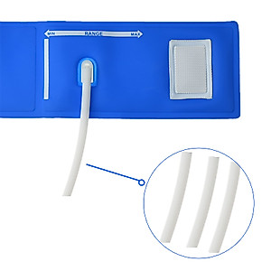 2 Pcs Veterinary Dedicated Dog Blood Pressure Cuffs Reusable Pet Sphygmomanometer Cuff Accessories - Animal Monitor Cuff Set with 2 Kinds of Interfaces (Dog)