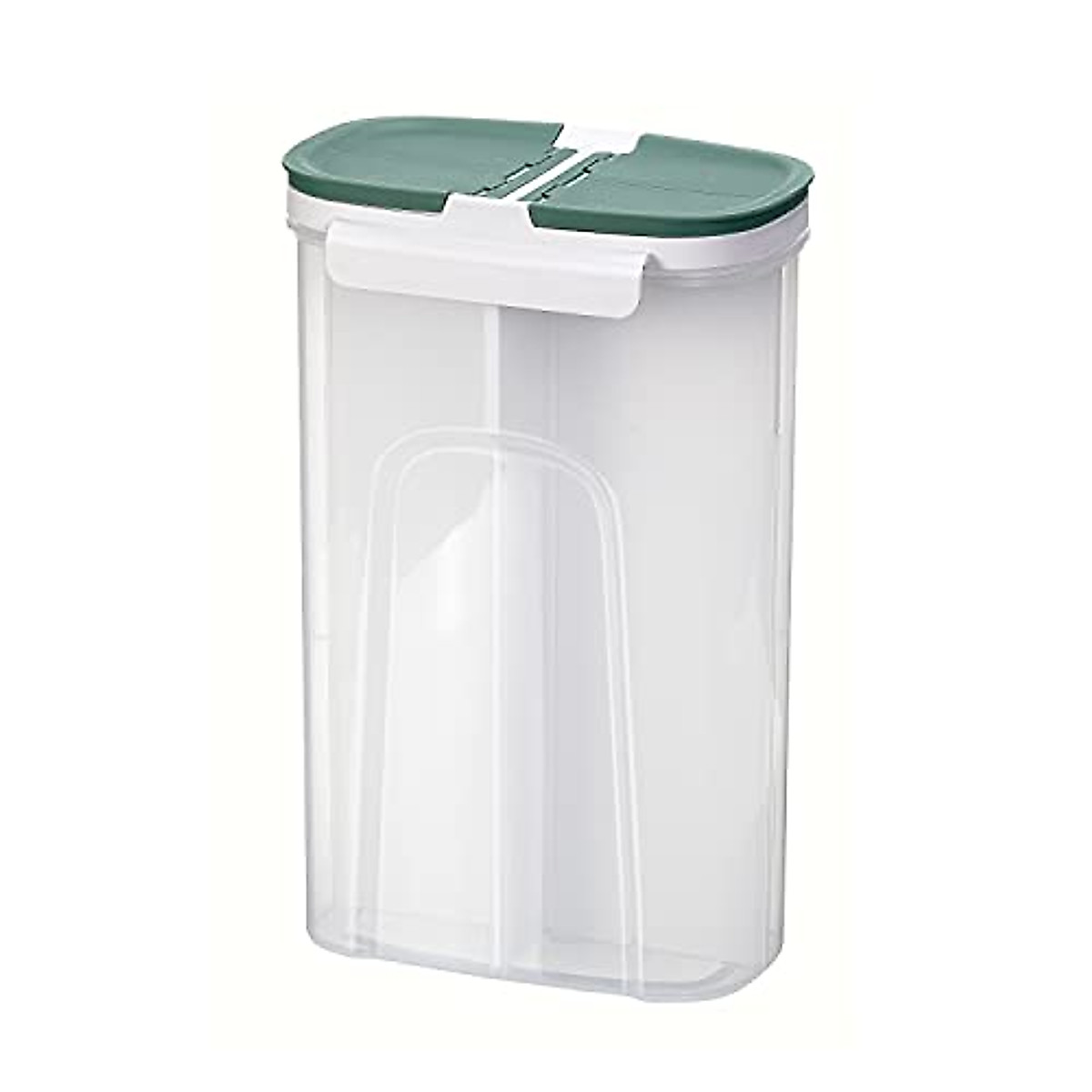 MORNITE Food Airtight Container, Cereal Container Storage, Pasta Spaghetti Container Box Jars for Kitchen Noodles Nuts Snacks Rice,Green