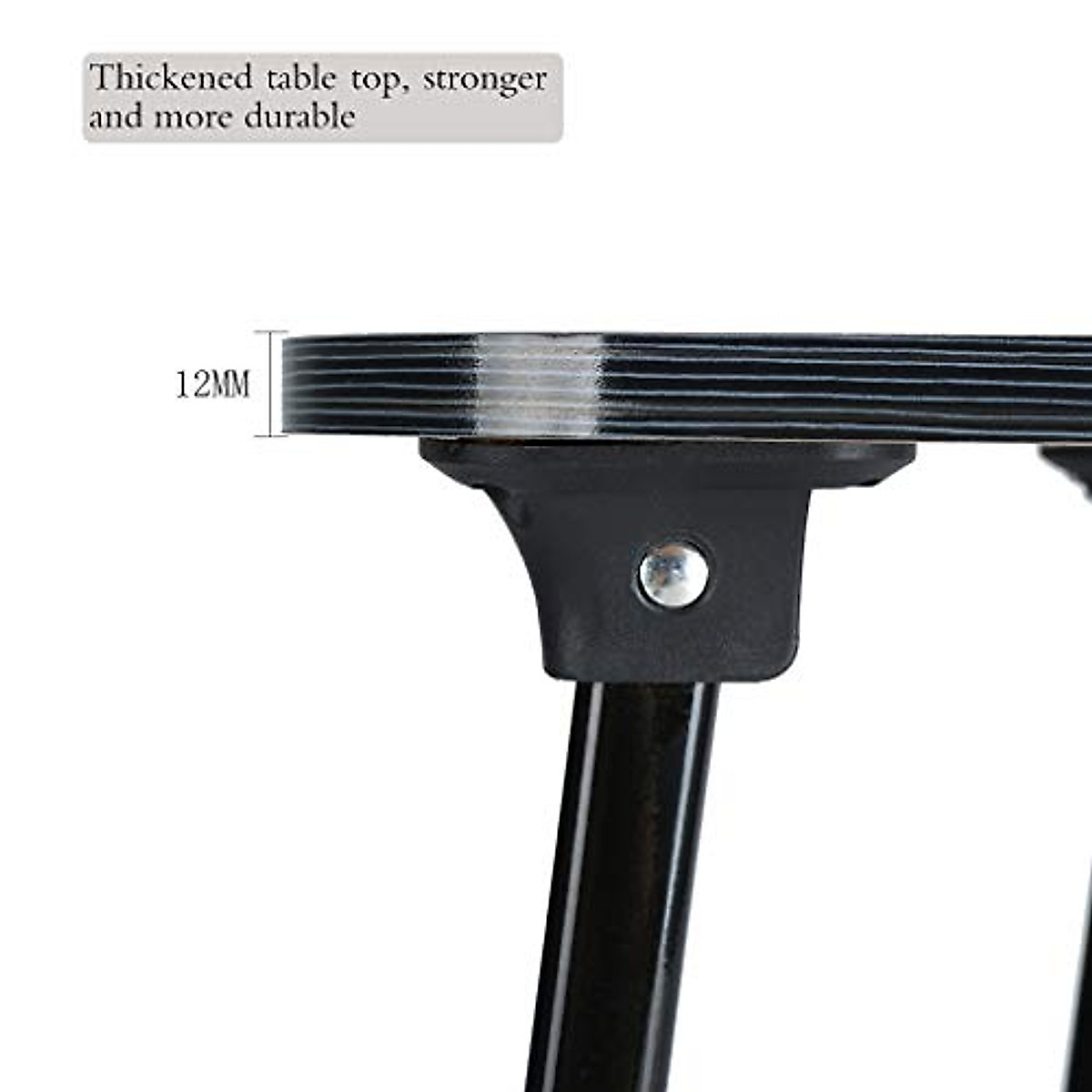 Bedside Table Mobile Medical Overbed Table, Student Study Writing Table Computer Gaming Table Bedroom Laptop Table, Home Office Desk Workstation Study Reading Writing Desk PC Laptop Table (Black)