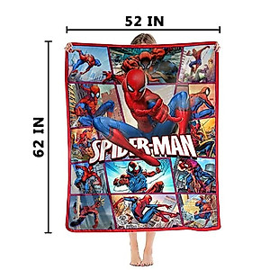 Blanket Flannel Manga Soft Cozy Throw Blanket for Couch Bed Sofa 52"x 62"