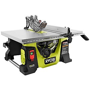 RYOBI ONE+ HP 18V Brushless Cordless 8-1/4 in. Compact Portable Jobsite Table Saw Kit with (2) 4.0 Ah Batteries and Charger