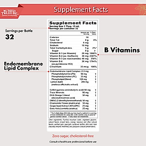 Buried Treasure - Added Attention - Children's Learning Support with GABA DHA Vitamin B and Herbal Blend - Aid Healthy Brain Functions - Improved Short-Term Auditory Memory Focus & Behavior 16.54 oz
