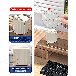 AICase Indoor Insect Trap Catcher with Biting Insect Attractant& Killer for Mosquito,Gnat, Fly Traps, Bug Zappers,Catch Flying Insect Indoors with Sticky Glue, Bug Light