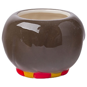 Silver Buffalo Harry Potter Gryffindor Cauldron 2pc Ceramic 3D Sculpted Mini Cup Set, Perfect as a Sugar, Cream, or Milk set, 3.5 Ounces