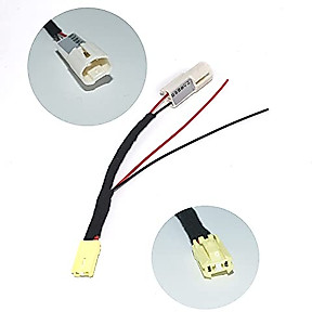 Car Rear View Backup Reverse Camera Adapter RCA Cable for Honda Vezel HR-V HRV XR-V XRV 2013~2019 Original OEM Factory Screen Video Input