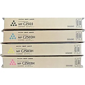 Ricoh Lanier MP C2503 Standard Yield Toner Cartridge Set