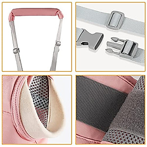 Huifen Baby Walker for Girls, Adjustable Baby Walking Harness with Detachable Crotch Handheld Baby Walker Helper Learn to Walk （9-24 Month) (Pink)