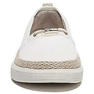 BZees Womens Maui Slip-on Loafer, White, 9 US