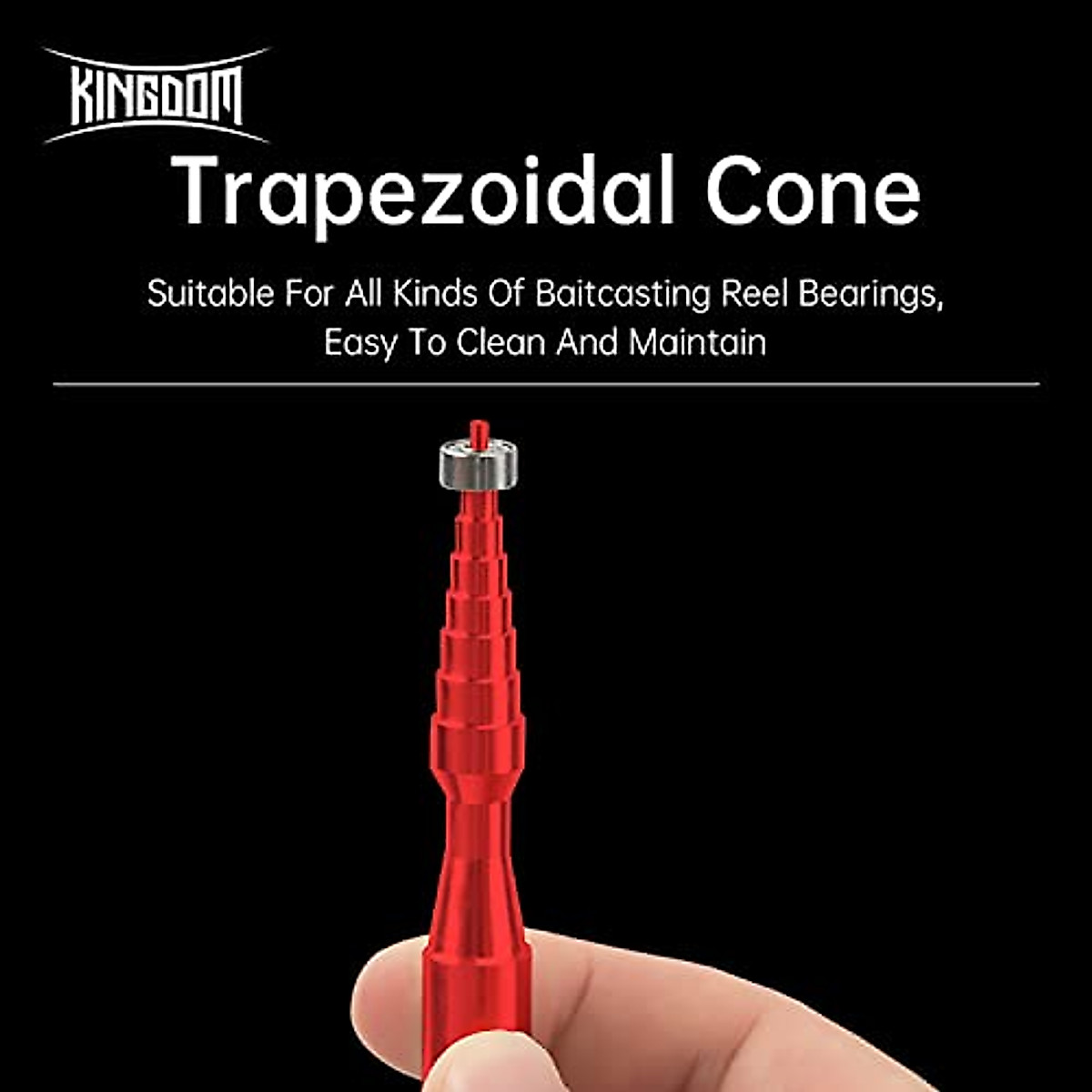 Kingdom Tools for Reel Maintenance 10pcs Bearing Tool for Spinning Reel Repair Kit for Baitcasting Reel Lightweight Use Tools