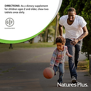 Natures Plus Animal Parade Inner Ear Support Children’s Chewable - Natural Cherry Flavor - 90 Animal-Shaped Tablets - Probiotic Supplement - Gluten Free - 45 Servings