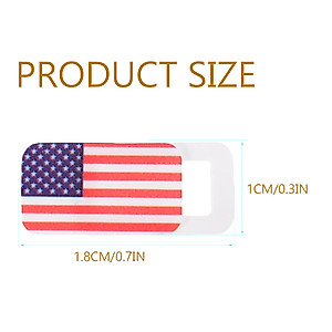 OSALADI Laptop Camera Cover Slide Tablet Camera Covers 4pcs American Flag Pattern Phone Camera Covers Anti- Peeping Sliding Covers Laptop Camera Cover Slide Computer Camera