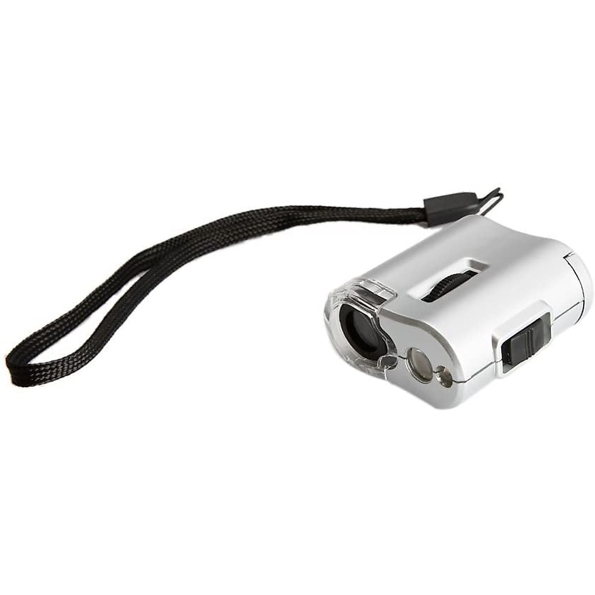 Mini Pocket 60X LED UV Light Lamp Microscope Magnifier Magnifying Loupe for Money Currency Detect Detecting Maps Coins Stamps Jewelry Jeweller