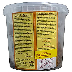Front Porch Pets - Chef David Horse Treats Healthy Real Food Horse Treats, No Added Sugar, No Artificial Flavors, Stall Treats for Horses, Made in USA - Whickers - Carrot & Fenugreek, 24oz
