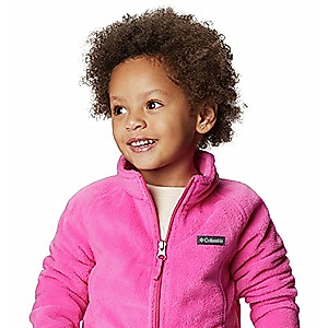 Columbia unisex-baby Benton Springs Fleece Jacket, Pink Ice, 12-18 Months