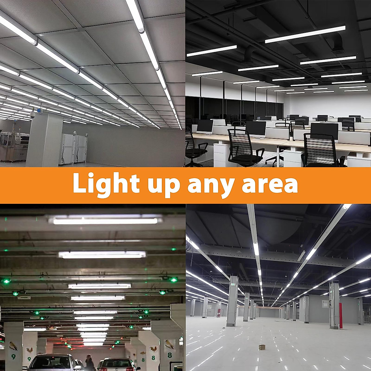 F15T8/DL 18 Inches T8 15 Watt Fluorescent Tube Compatible for Sylvania GE Eiko F15/T8/D Daylight 6500K G13 Bi-Pin Base 6 Count